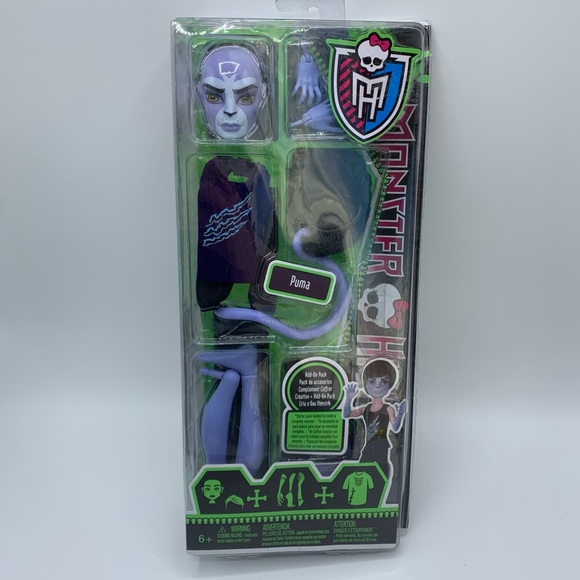 monster high | Toys | Monster High Create A Monster Puma Add On Pack ...